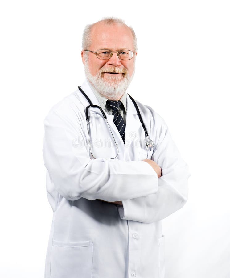 Senior medical doctor stock image. Image of background - 27519739