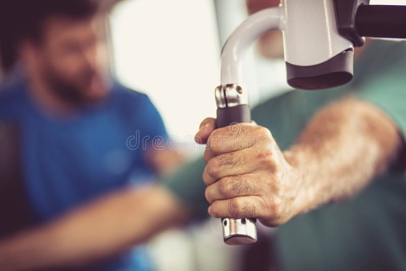 Exercise for hands. stock image. Image of ethnicity - 120295949