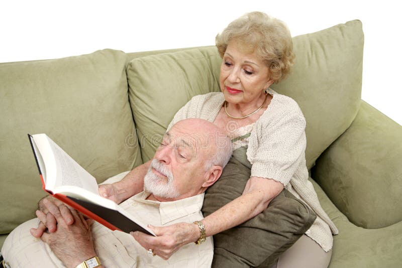 Senior Naptime stock image. Image of intelligent, listening - 2324273
