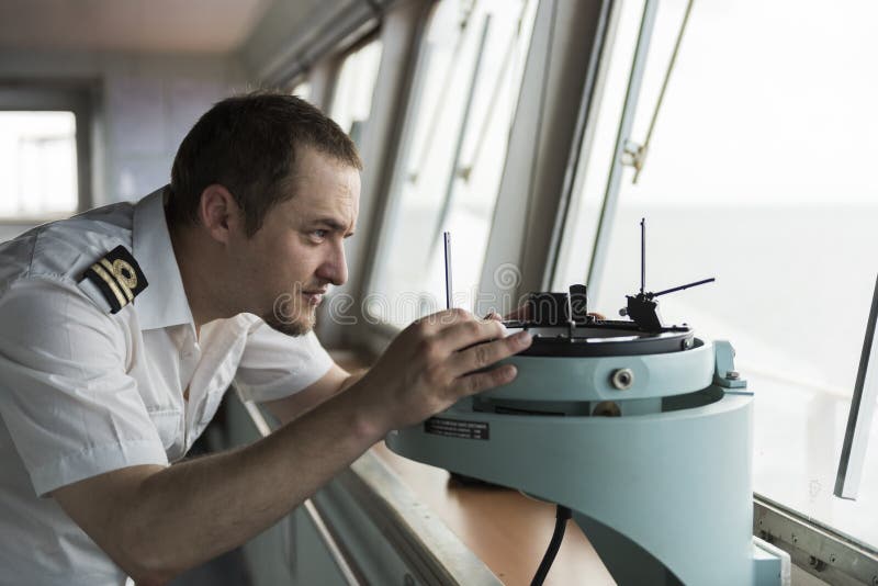 Navigation at Sea stock image. Image of maritime, navigator - 101078567