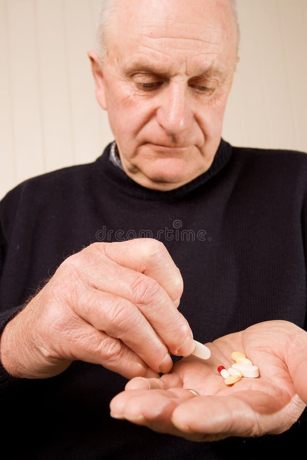 155 Old Man Pill His Hand Stock Photos - Free & Royalty-Free Stock ...