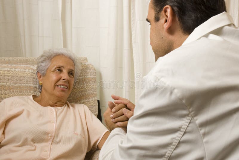 Senior Patient with a Doctor Stock Photo - Image of room, health: 6411186
