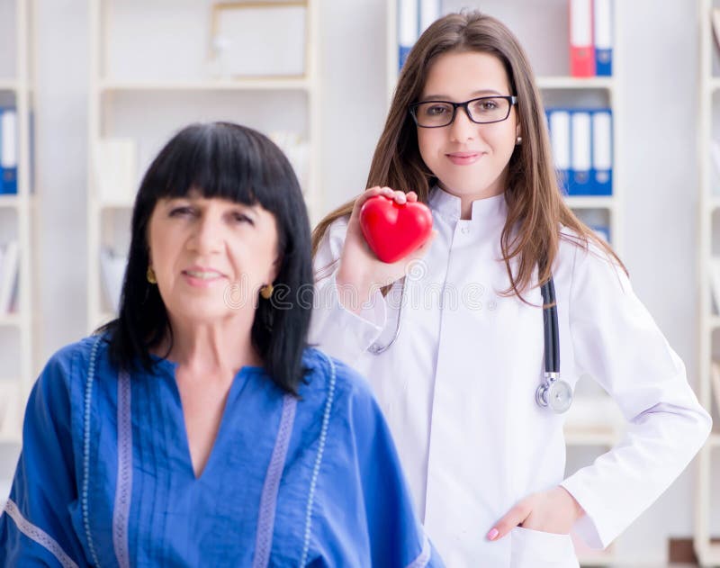 Senior Patient Visiting Doctor for Regular Check-up Stock Image - Image ...
