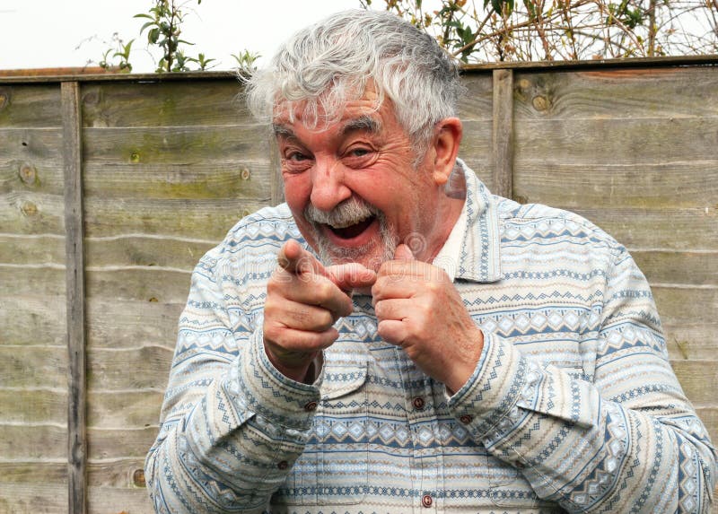 Senior Pointing and Laughing. Stock Photo - Image of laughing, looking ... Senior Pointing and Laughing. Stock Photo - Image of laughing, looking ...