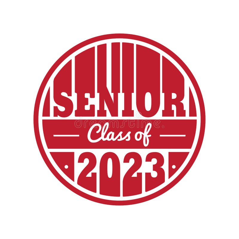 Senior Class of 2023. Vector Design Template. Vector and Illustration ...