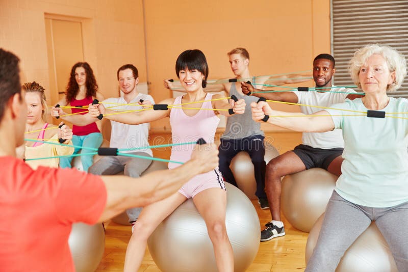 Senior at rehab class stock photo. Image of band, class - 88822458