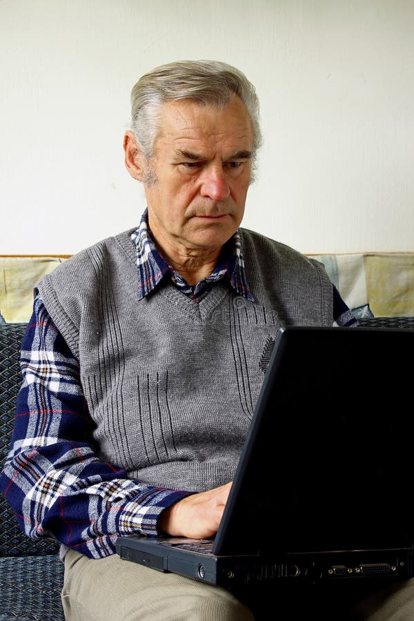 Senior, retired man stock photo. Image of looking, adult - 13125278