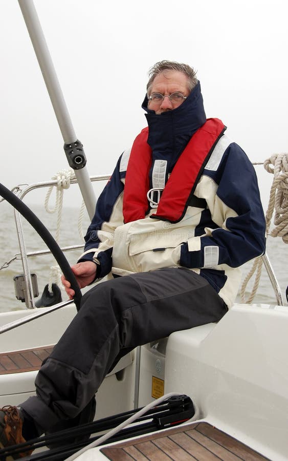 Senior sailor stock photo. Image of foggy, life, sailor - 11515886