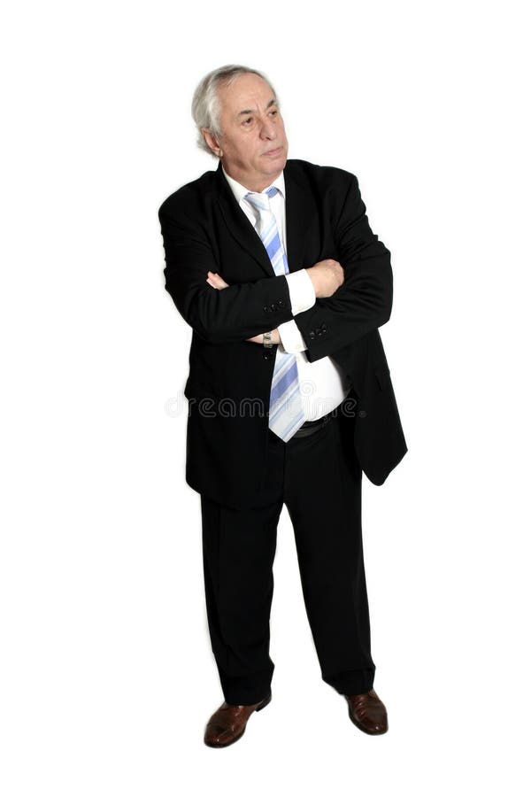 Senior man standing-up stock photo. Image of grandfather - 6243588