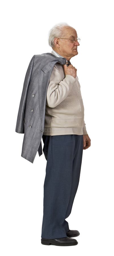 Senior man standing-up stock photo. Image of grandfather - 6243588