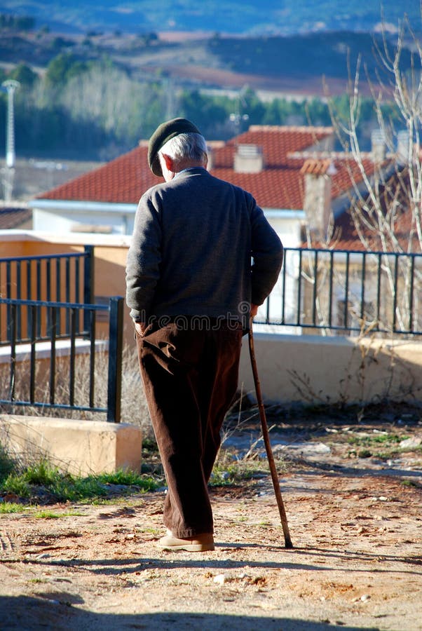 Senior take a walk stock image. Image of outside, retire - 14515629
