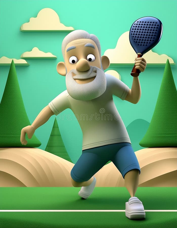 Tennis Senior Cartoon Clipart Stock Photos - Free & Royalty-Free Stock ...