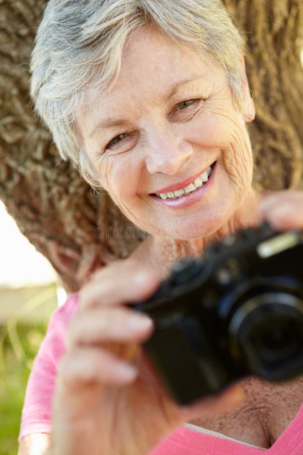 8,054 Older Woman Smiling Camera Stock Photos - Free & Royalty-Free ...