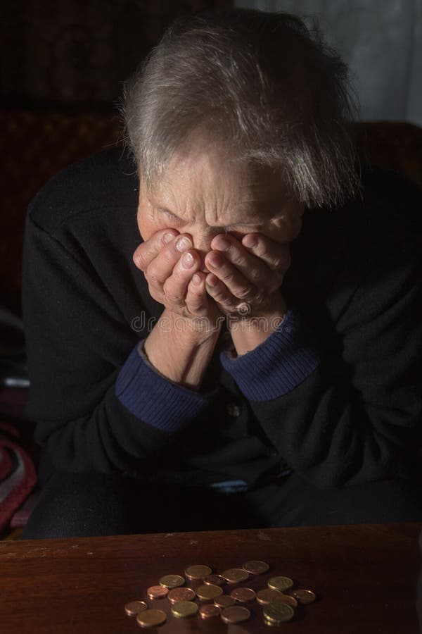 Senior woman crying stock image. Image of mature, depression - 242643797