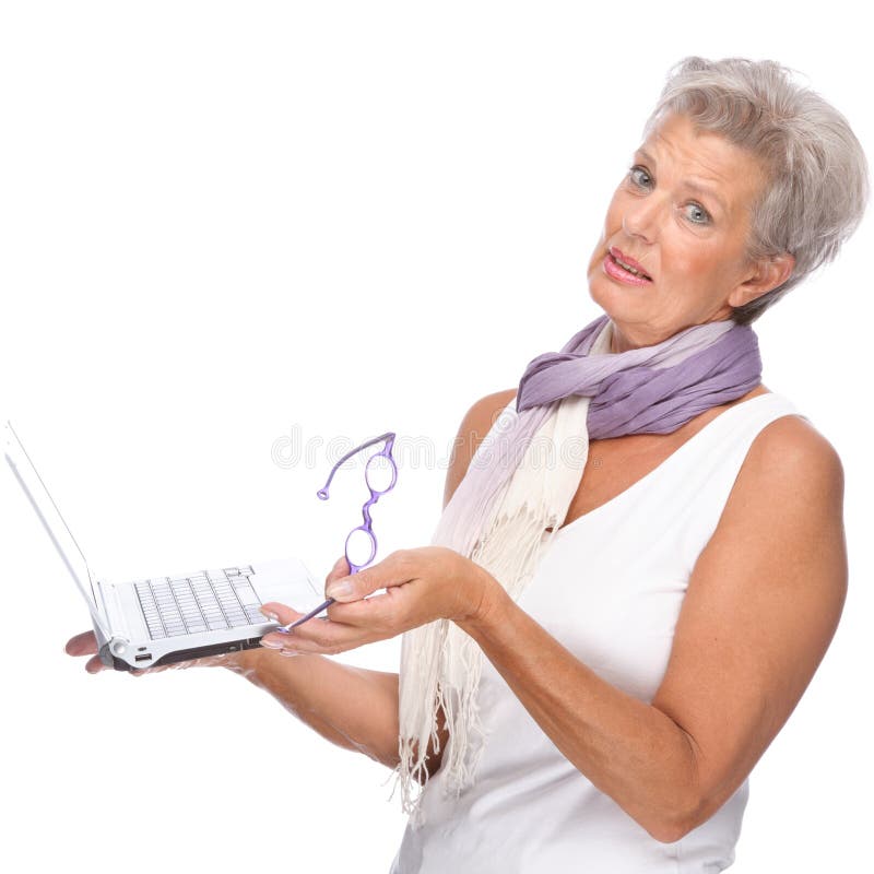 Senior woman stock photo. Image of caucasian, people - 21581946
