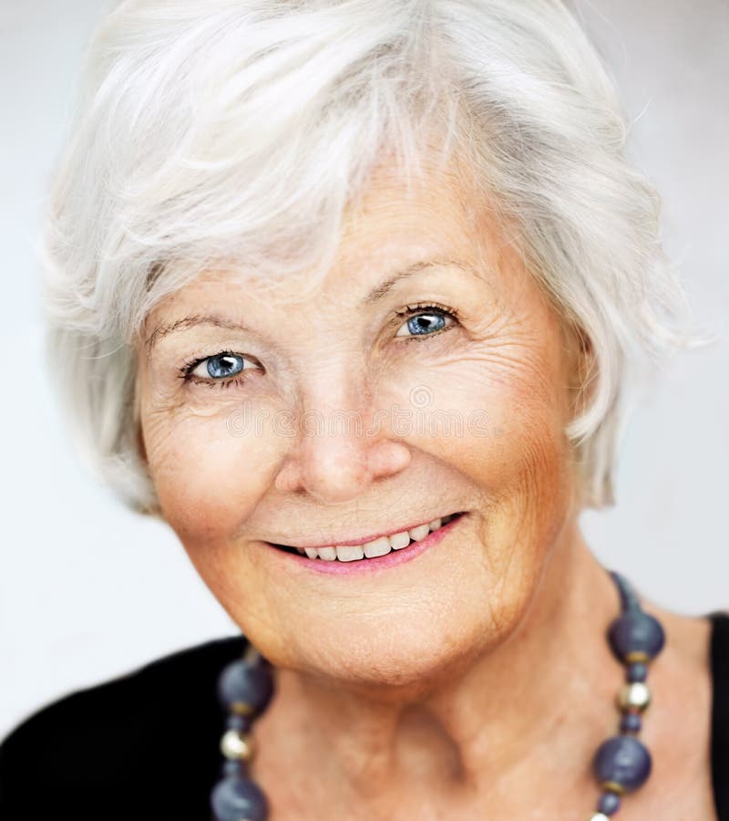 Senior woman portrait stock photo. Image of senior, person - 36856904