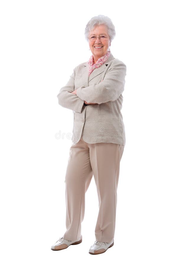 Joyful Senior Woman stock photo. Image of woman, elderly - 303976