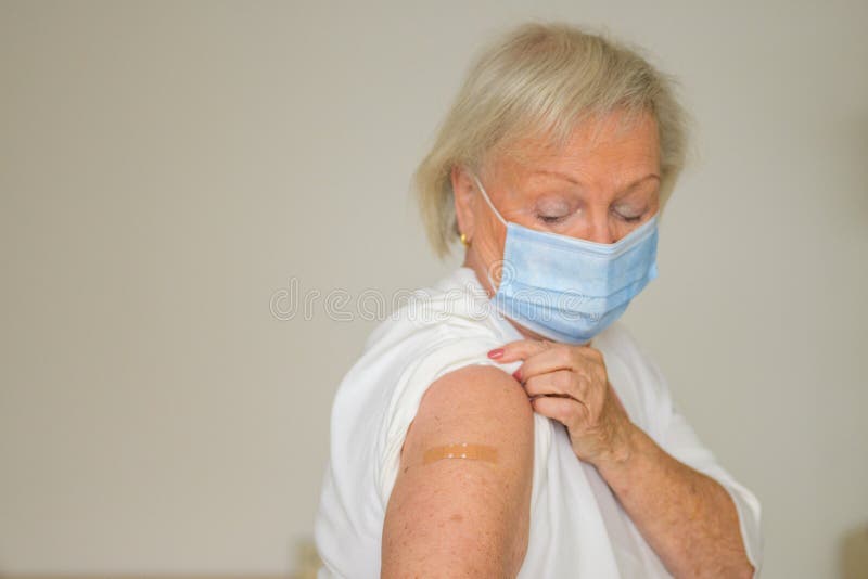 Enthusiastic 82 Year Old Woman Giving A Thumbs Up Stock Image Image