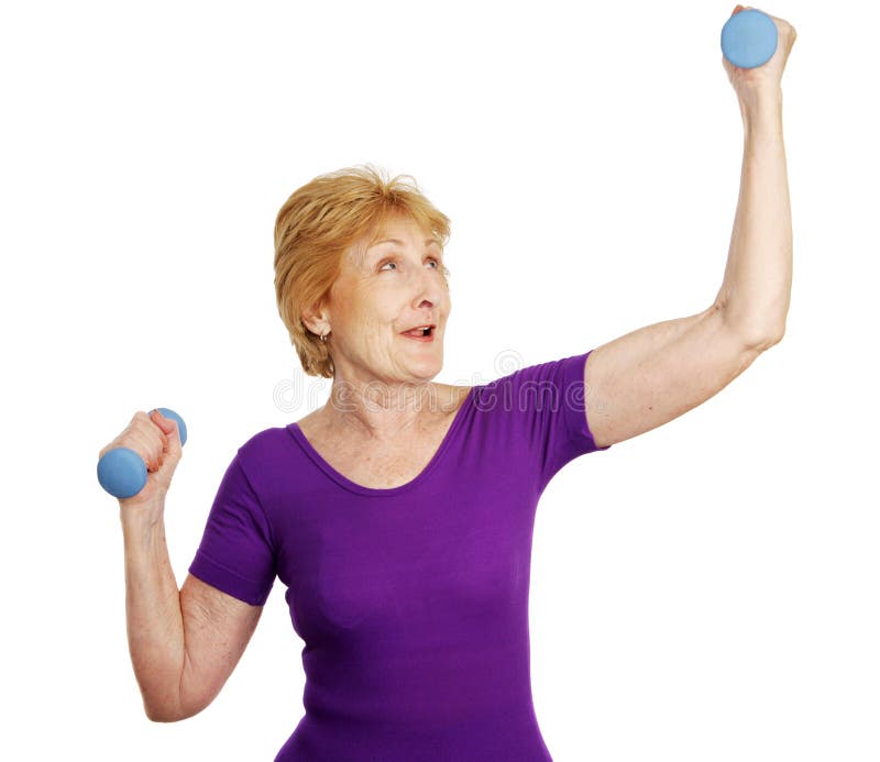 Senior Workout - Power stock image. Image of caucasian - 2600011