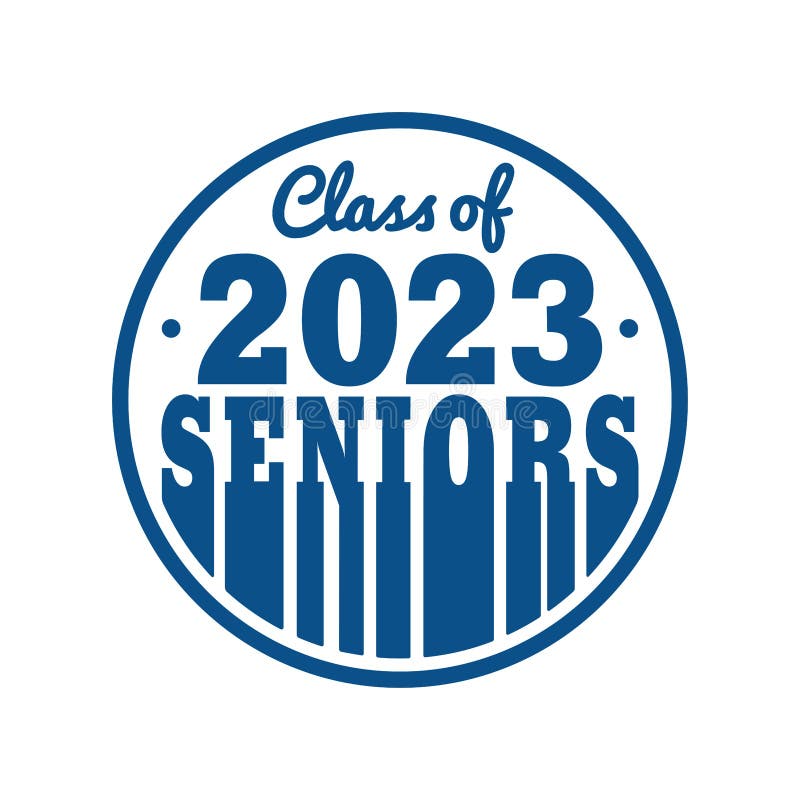 Seniors Class of 2023. Vector Design Template. Vector and Illustration ...