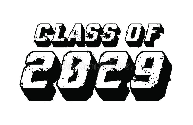 Class of 2029 Vector T Shirt Design, Class Graduate Stock Vector ...