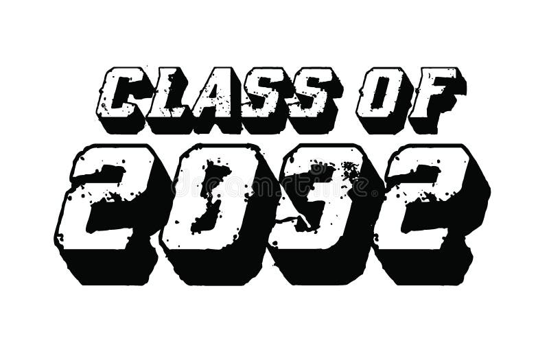 Class of 2032 Vector T Shirt Design, Class Graduate Stock Vector ...