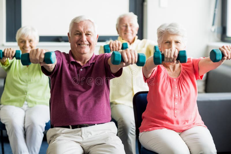 Four People Using Weights Stock Photos - Free & Royalty-Free Stock ...