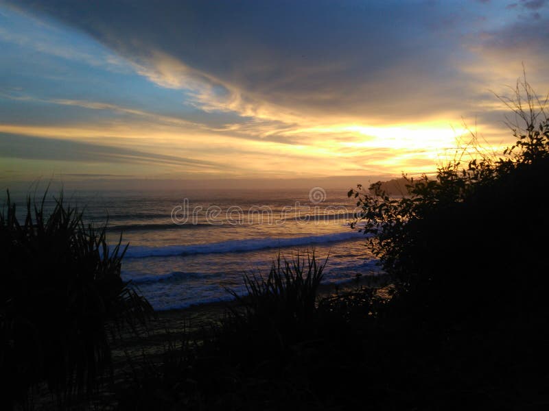 Senja beach stock image. Image of sadranan, beach, senja - 85168041