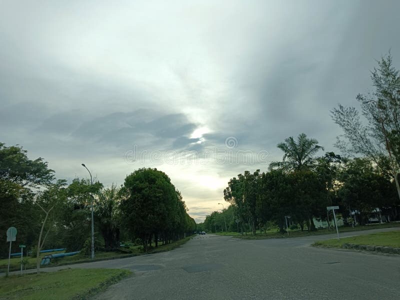 Twilight Time in the Afternoon a Beautiful Viewï¿¼ Stock Image - Image ...