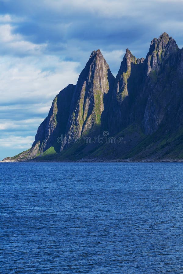 Senja island stock photo. Image of cloud, devils, island - 54188666