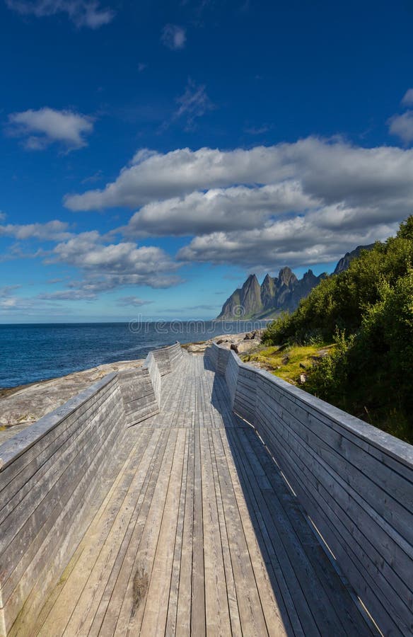 Senja island stock image. Image of dock, mountains, fjord - 34099687