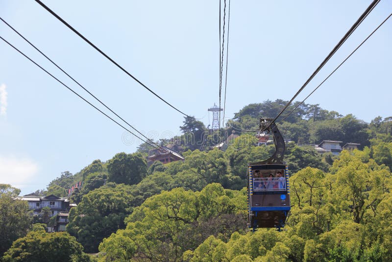 The Senkoji Ropeway at Japan Editorial Stock Image - Image of mountain ...