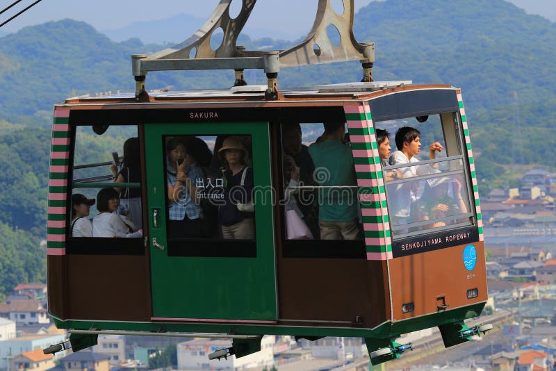 Senkoji Ropeway at Japan2016 Editorial Stock Image - Image of hiroshima ...
