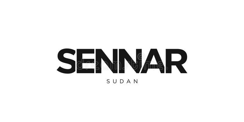 Sennar in the Sudan Emblem. the Design Features a Geometric Style ...