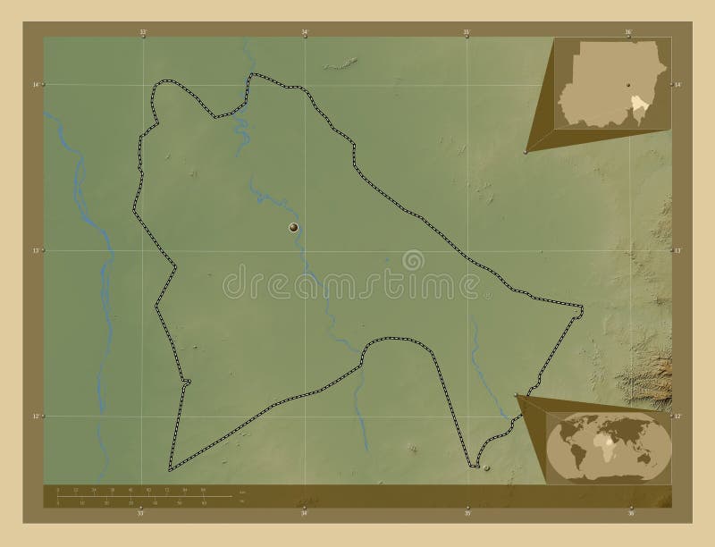 Sennar, Sudan. Physical. Capital Stock Illustration - Illustration of ...