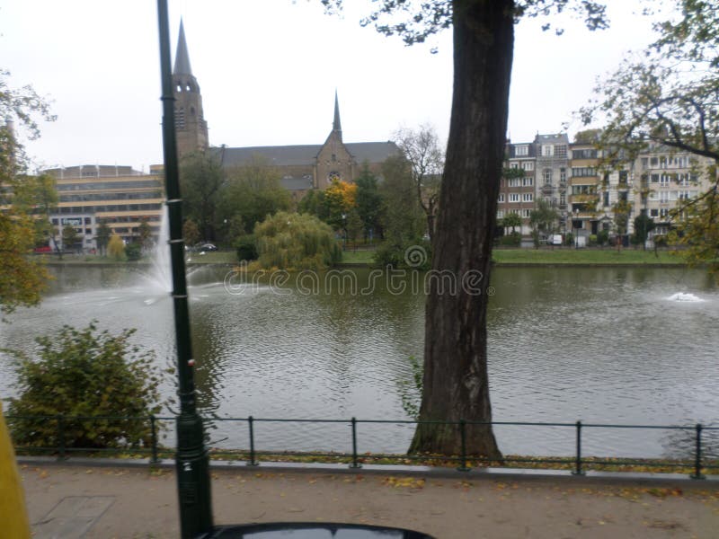 The Senne is a Small River that Flows through Brussels. Editorial ...