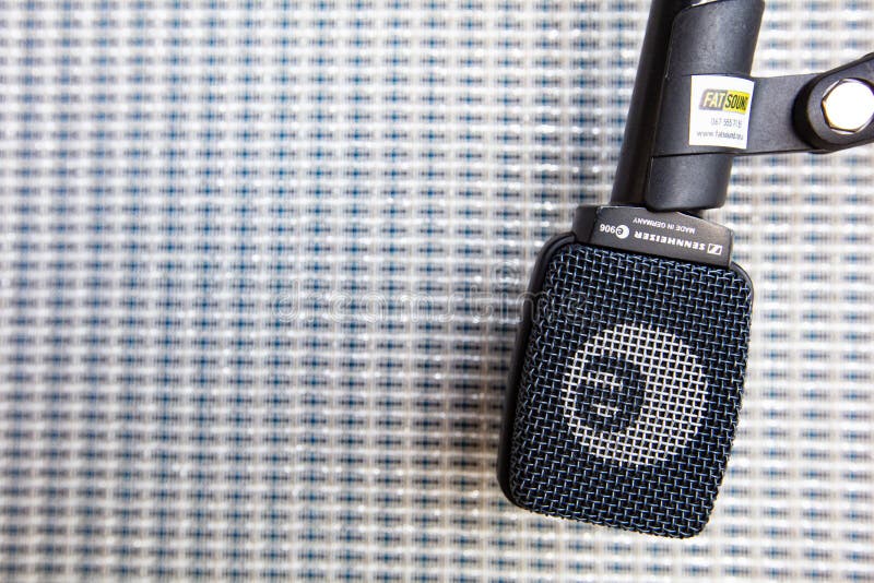 Sennheiser E 906 Instrument Microphone Editorial Photography - Image of ...