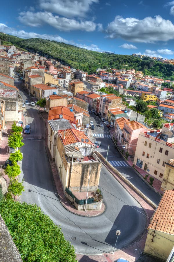 Sennori panorama stock image. Image of island, sunny - 31418423