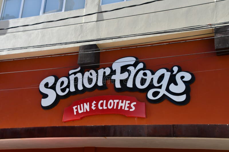 Senor Frogs Restaurant (Fun and Clothes) in Mazatlan, Mexico Editorial ...