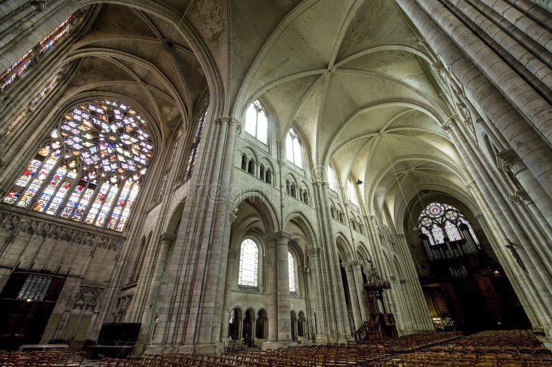 Sens - Cathedral stock photo. Image of colonnade, france - 25277056