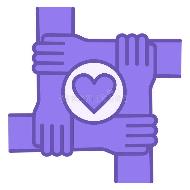 Sense of Belonging Colored Icon. Stock Vector - Illustration of unity ...