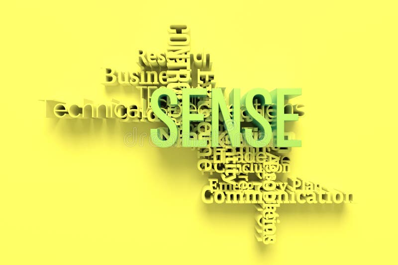 Sense, Business Keyword Words Cloud. for Web Page, Graphic Design ...