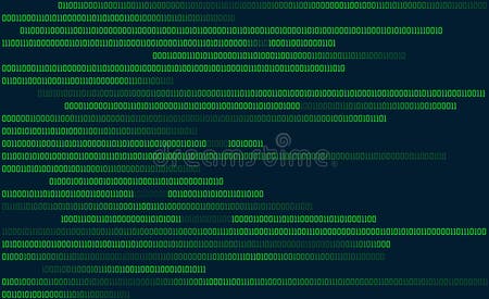 Abstract Technology Binary Code Background.Digital Binary Data and ...
