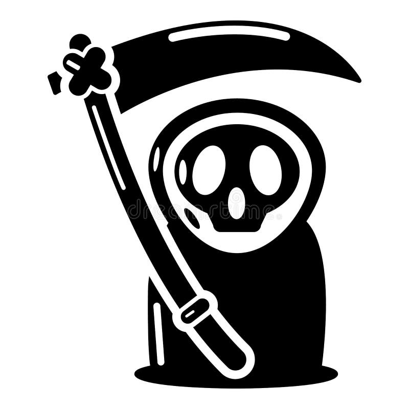 Sensenmannmuster, Einfache Art Vektor Abbildung - Illustration von ...