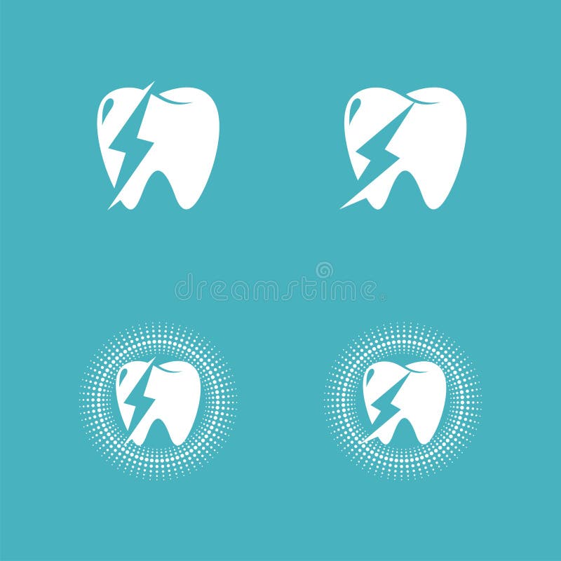 Sensitive Teeth Logo or Icon Vector Design Stock Vector - Illustration ...