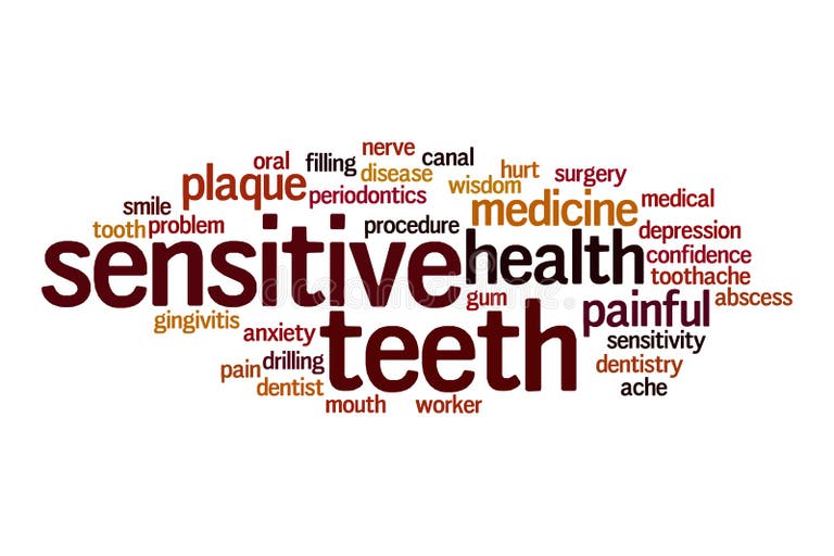 Sensitive Teeth Word Stock Illustrations – 34 Sensitive Teeth Word ...