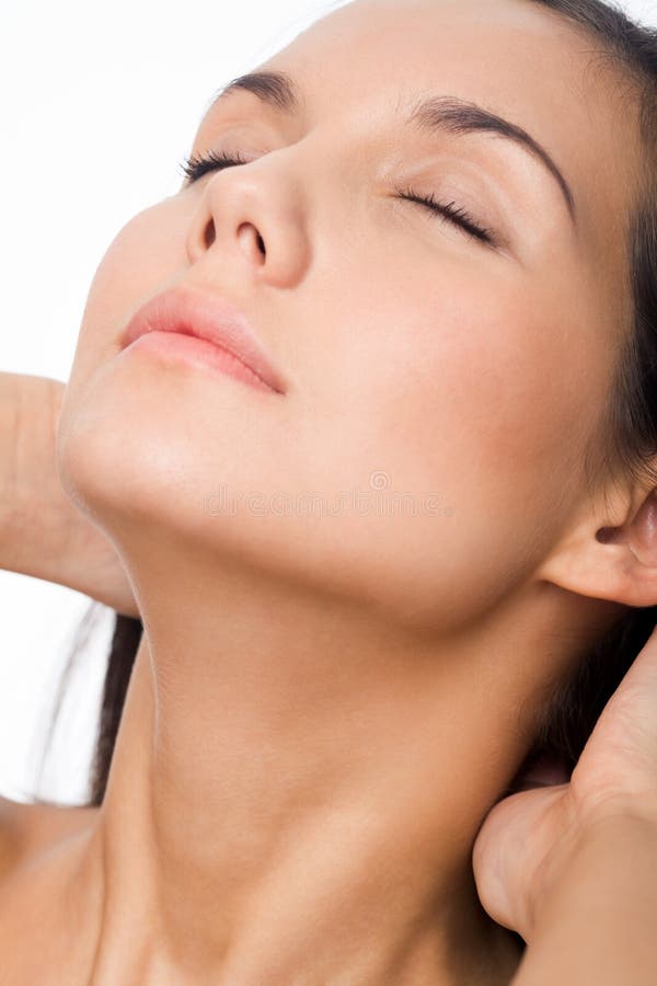 Sensitive woman stock image. Image of female, expression - 10187175