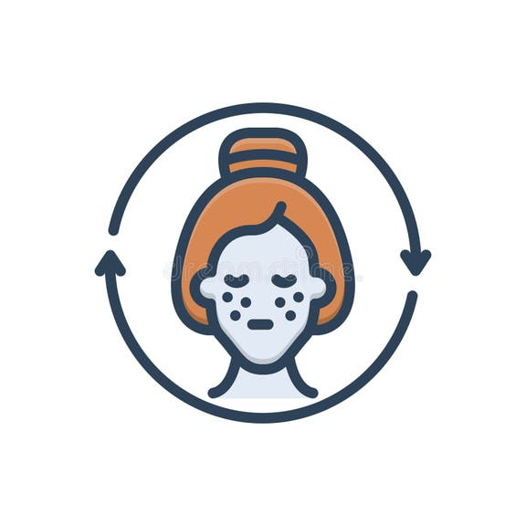 Color Illustration Icon for Sensitivity, Susceptibility and Sentiment ...