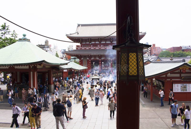 Senso-ji shrine editorial stock photo. Image of buddhist - 73060868