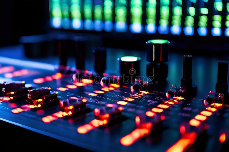 Sensor Array With Data Output Close Up Of A Sensor Array Collect Stock 6376